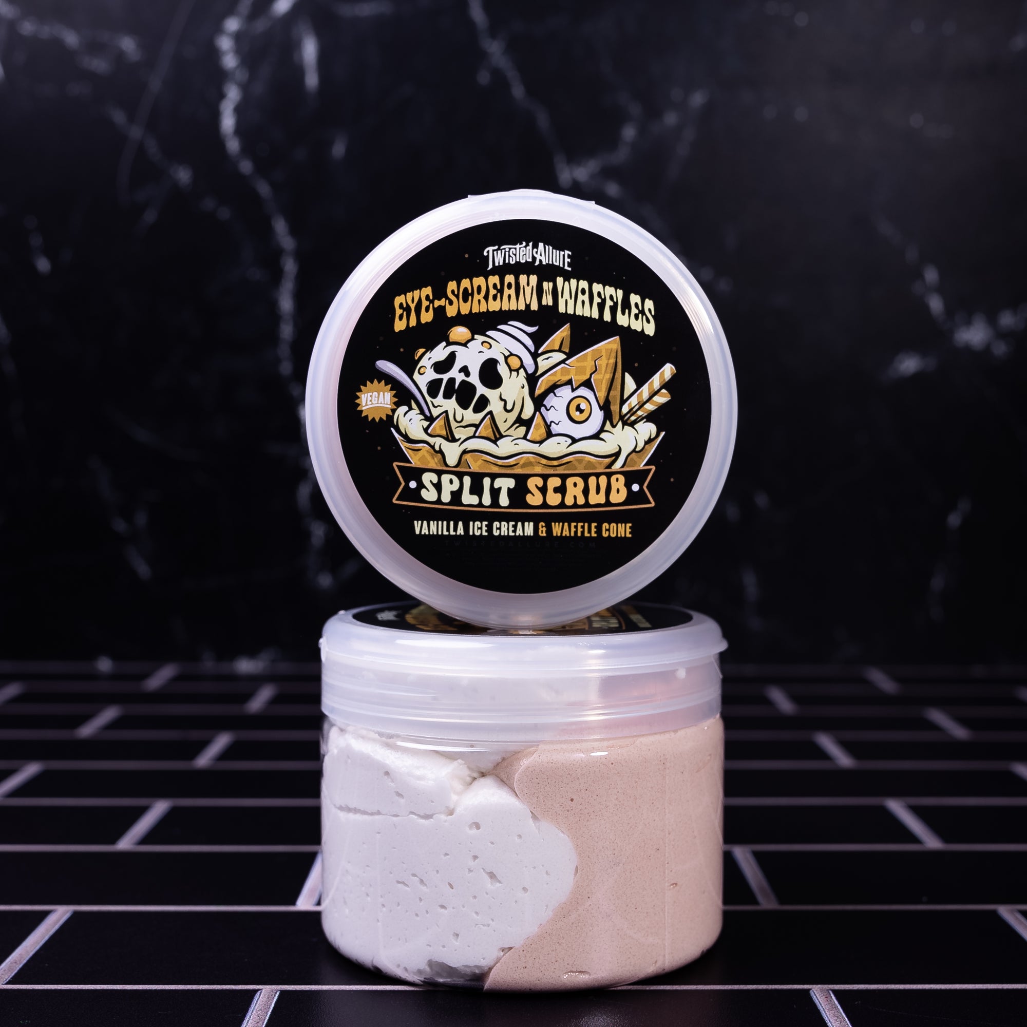 Eye-Scream n Waffles Split Scrub (ice cream & Waffle cone) – TwistedAllure