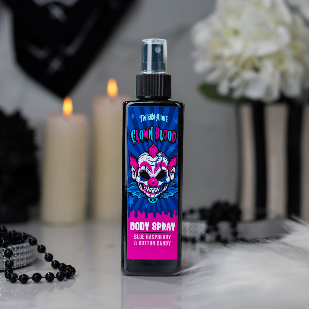 Clown Blood Body Spray | Essential Fragrance | Twisted Allure ...