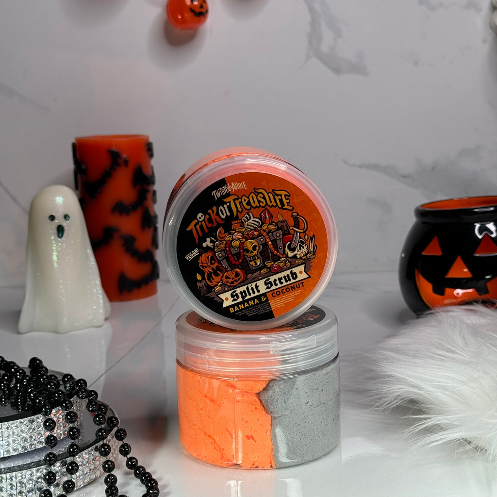 Trick Or Treasure Split Scrub – TwistedAllure