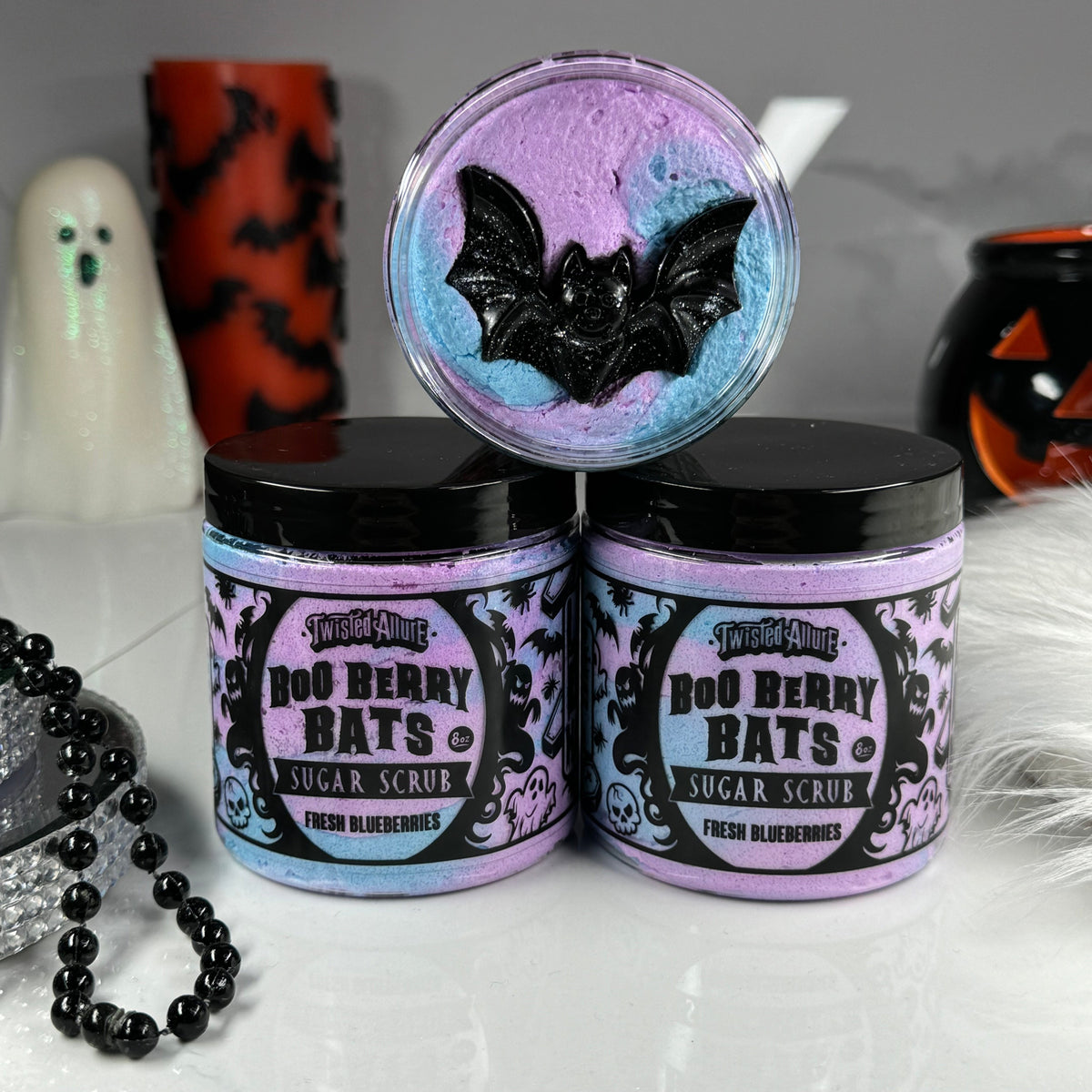 Boo Berry Bats Sugar Scrub | Essential Body Scrubs | TwistedAllure