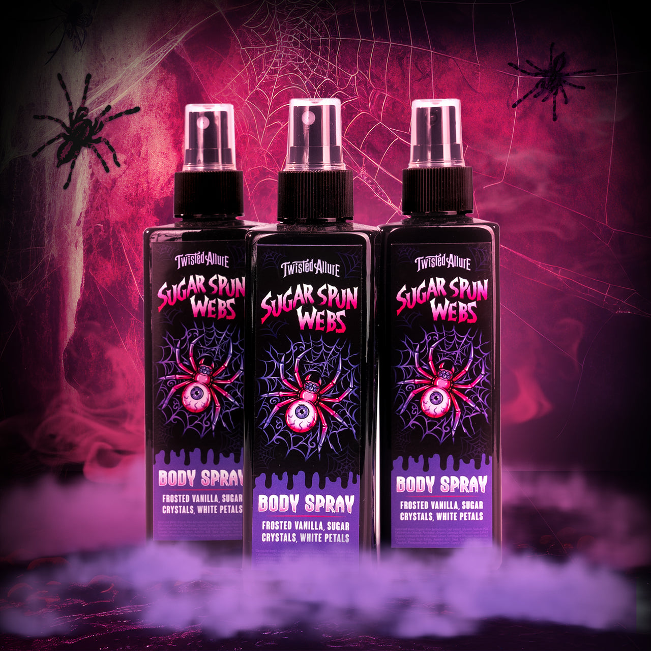 Sugar Spun Webs Body Spray | Essential Fragrance | TwistedAllure