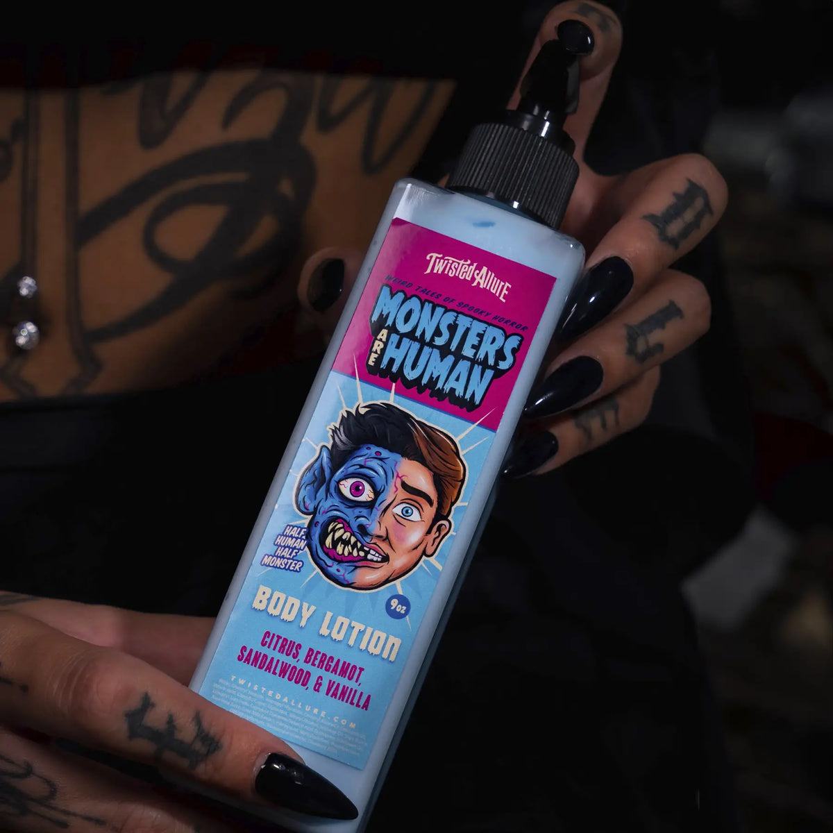 Monsters are Human Body Lotion | Essential Moisturizers | TwistedAllure