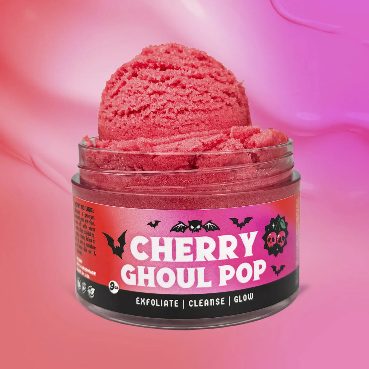 Cherry Ghoul Pop Cream Scrub | Luxury Body Scrubs | TwistedAllure