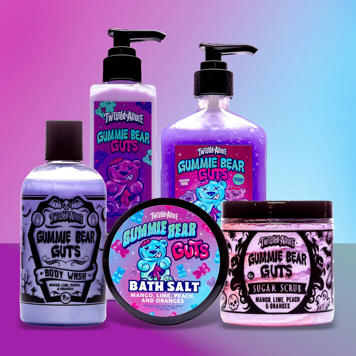 Gummie Bear Guts Bundle | Essential Bath & Body | TwistedAllure