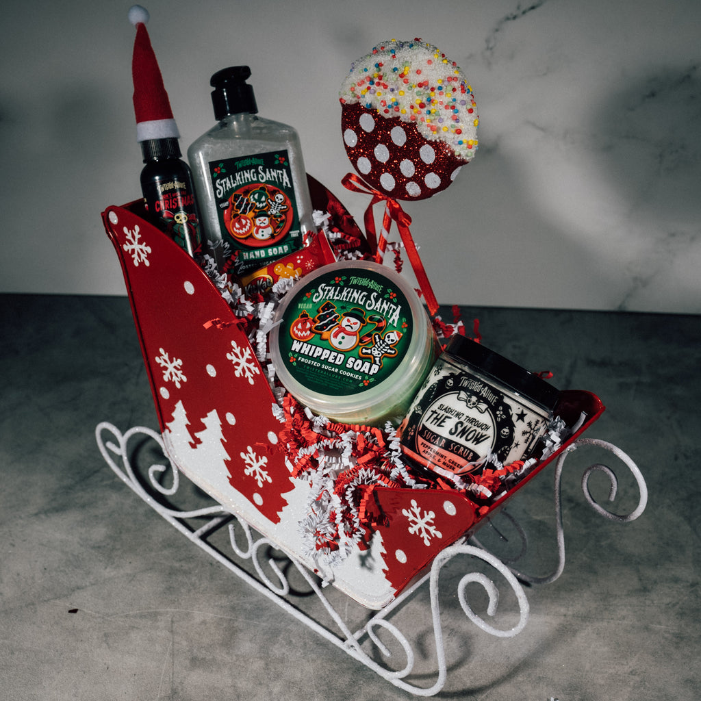 Large Stalking Santa Sleigh – TwistedAllure